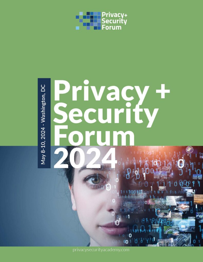 Privacy + Security Academy | Schedule Int'l Privacy Security Forum 2019